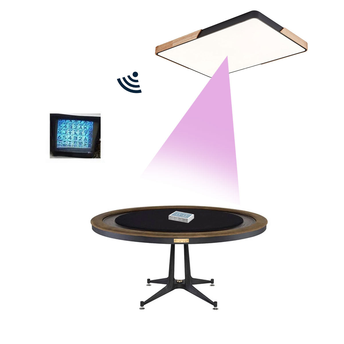 Advanced Stealth Ceiling Light Spy Camera for Poker Analyzer – ASAP ...